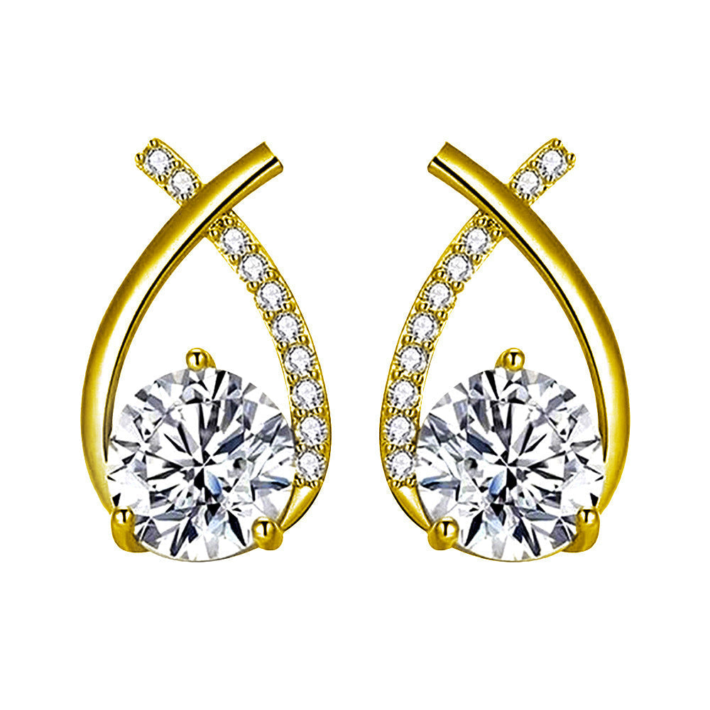Arielle Golden Earrings – Amanda Oliver Jewels